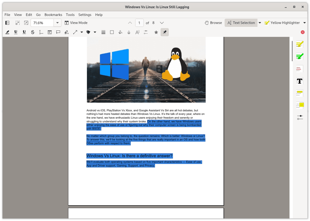 6 Best Linux PDF Editors You Should Use in 2024 | Beebom