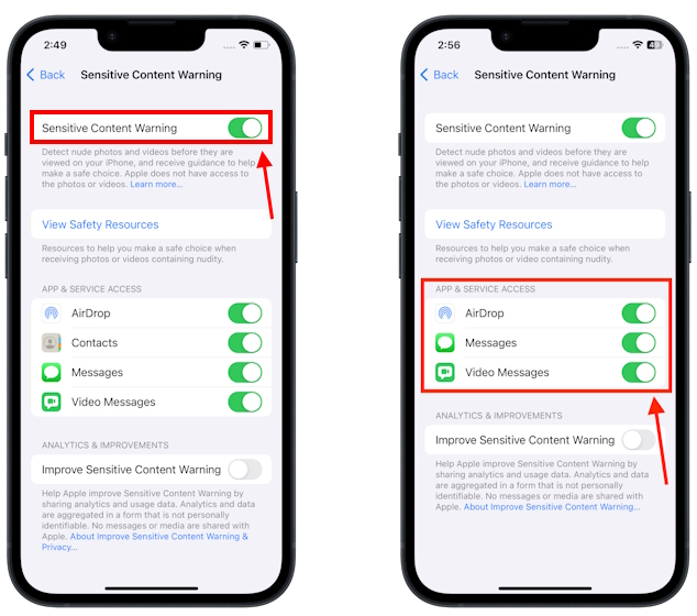 How to Enable & Use Sensitive Content Warning on iPhone in iOS 17 | Beebom