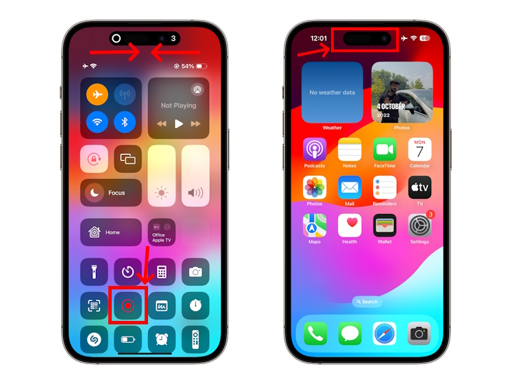 How to Record iPhone Screen Without Dynamic Island | Beebom