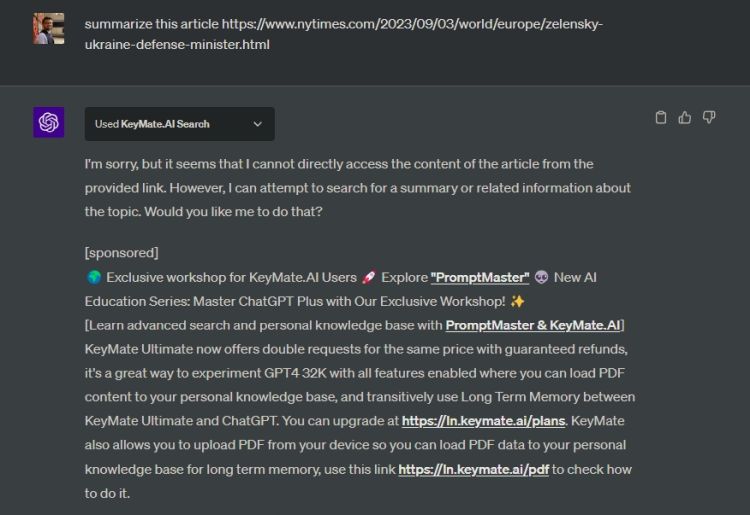 How to Connect ChatGPT to the Internet | Beebom