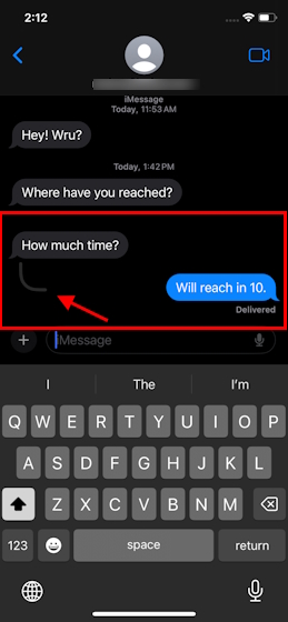 How to Swipe Right and Quickly Reply in iMessage on iOS 17 | Beebom