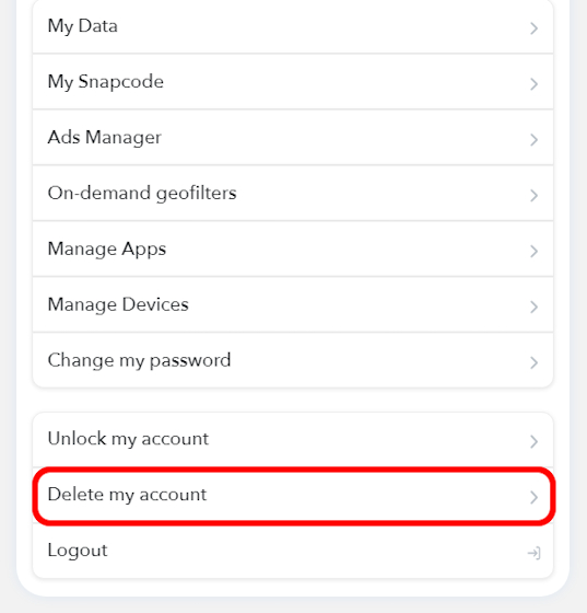 How to Delete Snapchat Account in 2024 [Guide] | Beebom