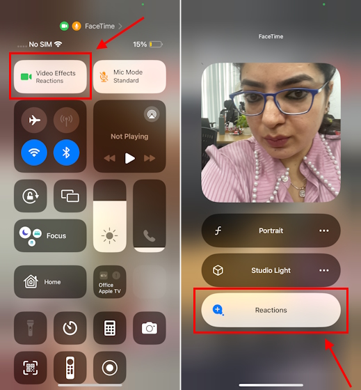 FaceTime Reaction Effects not working on iOS 17? Try These Fixes! | Beebom