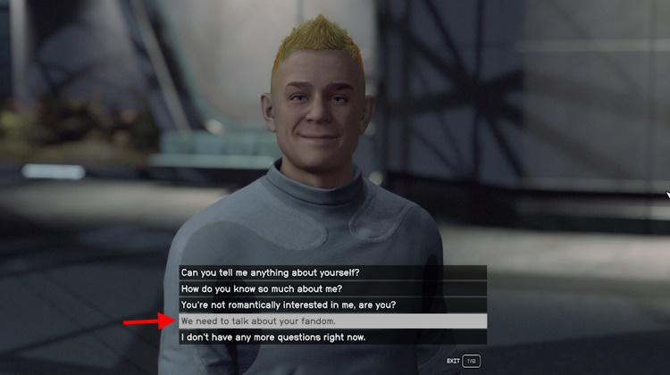 How to Get Starfield Adoring Fan (& How to Get Rid of Him) | Beebom