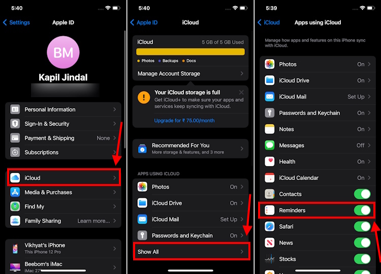 How to Make Grocery List in iOS 17 Reminders App on iPhone | Beebom
