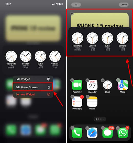 How to Add Widgets on iPhone (2024 Guide) | Beebom