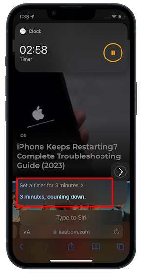 How to Set Multiple Timers on iPhone in iOS 17 | Beebom