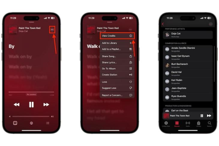 How to View Song Credits in Apple Music on iOS 17 | Beebom