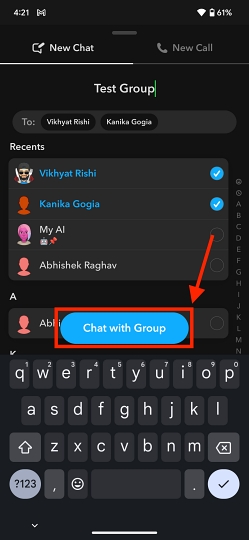 How to Make a Group Chat on Snapchat (2024 Guide) | Beebom