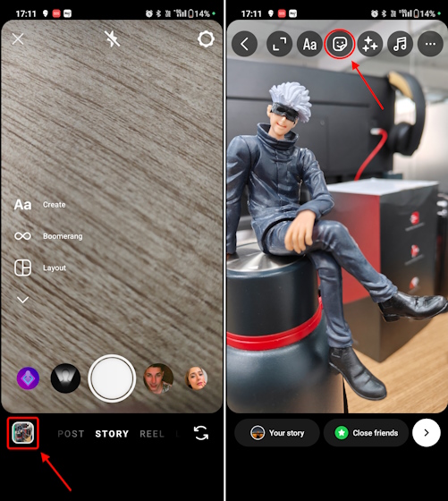 How to Change Background Color on Instagram Story | Beebom
