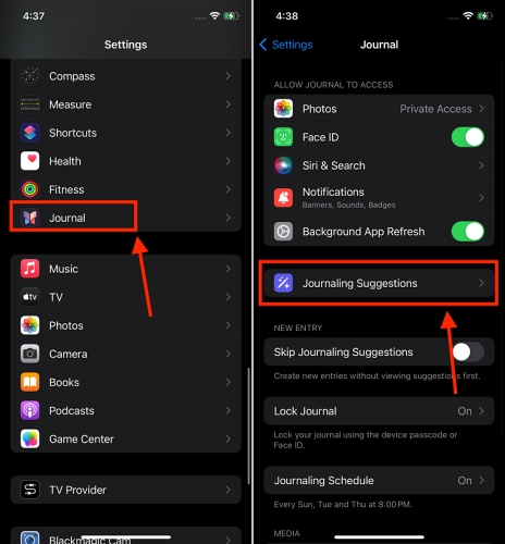 How to Turn on Journaling Suggestions in iOS 17 Journal App | Beebom