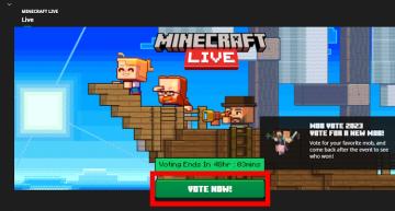 [UPDATE: Winner] How to Vote in Minecraft Mob Vote 2023 | Beebom