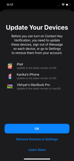 How to Use iMessage Contact Key Verification on iPhone | Beebom