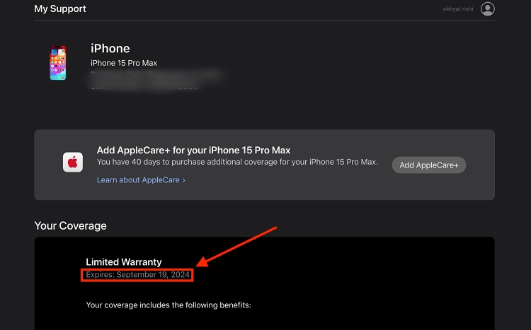 How to Check iPhone Warranty Status | Beebom