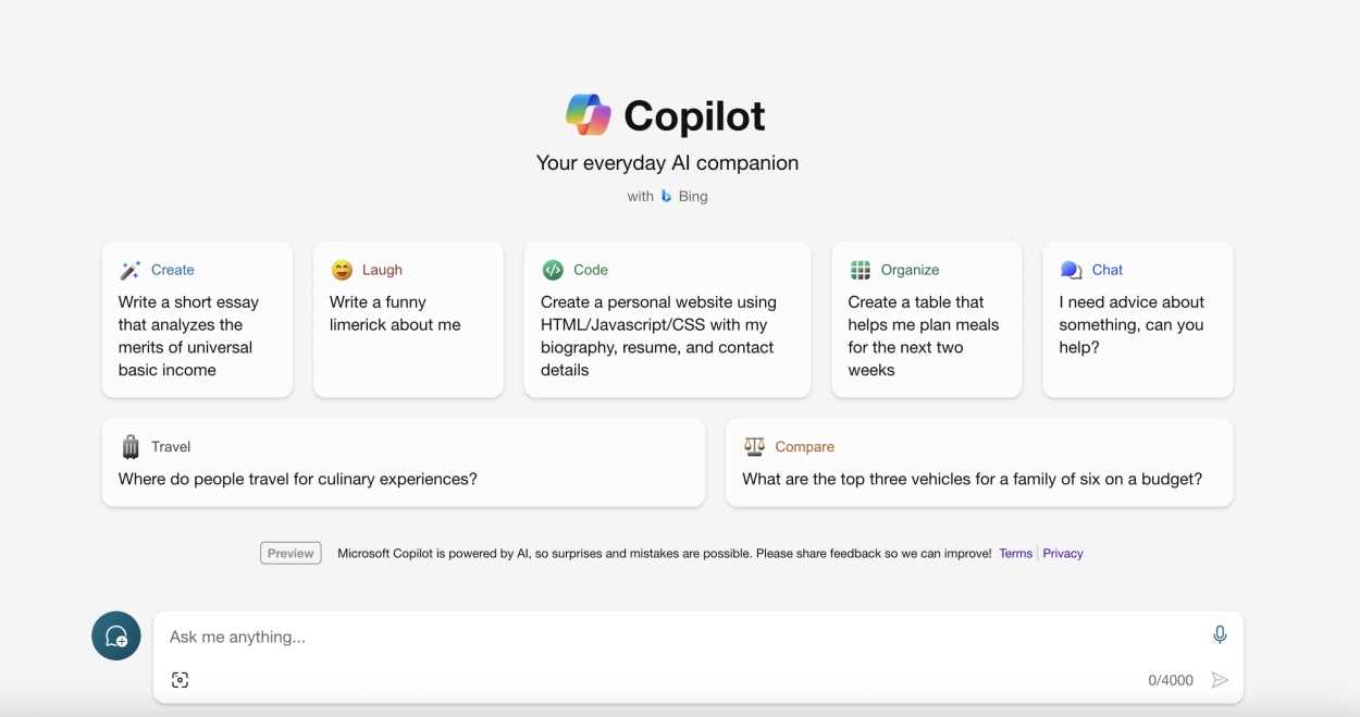 Microsoft Rebrands Bing to Copilot; Competes with ChatGPT | Beebom