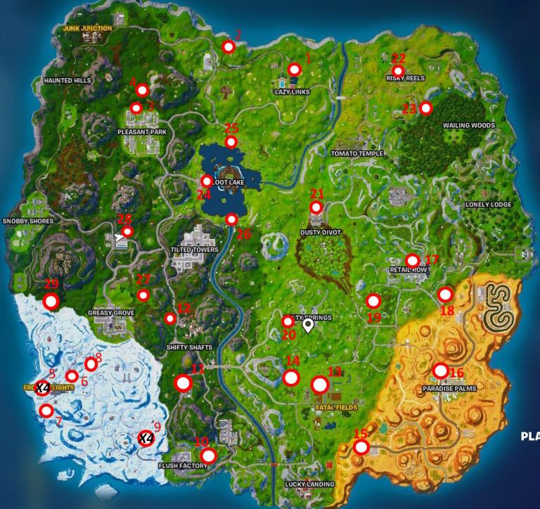 All Baller Locations in Fortnite OG: Where to Find Ballers | Beebom