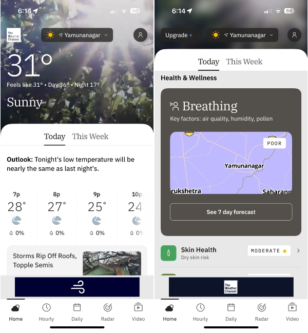 Best Weather Apps for iPhone in 2025 | Beebom