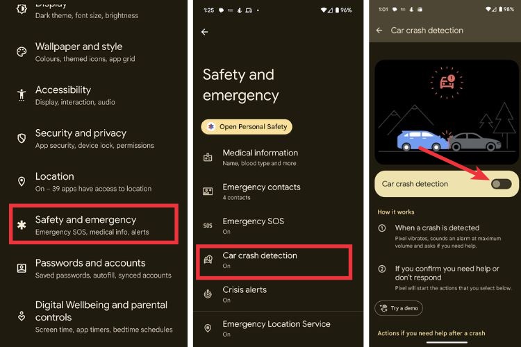 How To Enable Car Crash Detection On Pixel Devices Beebom