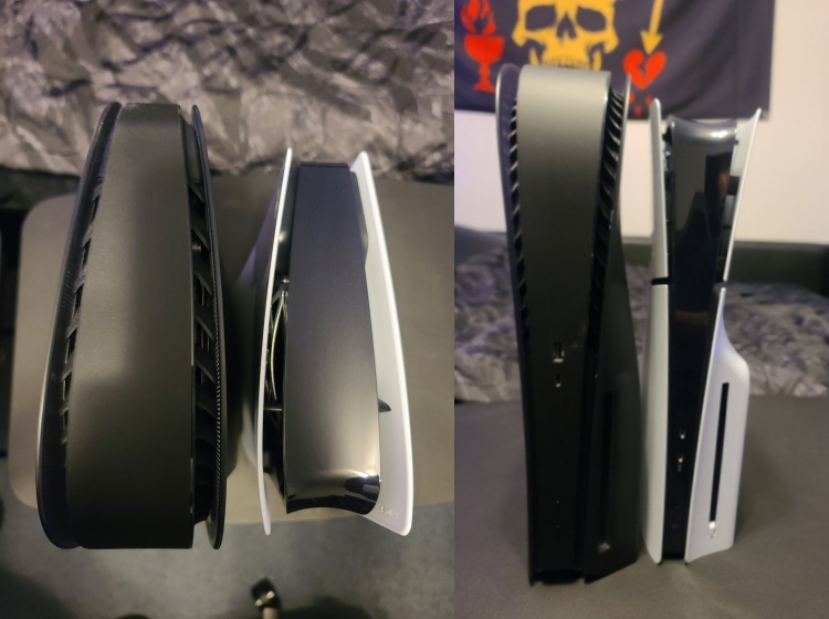PS5 Slim Pictured Next to the PS5; See Size Difference | Beebom