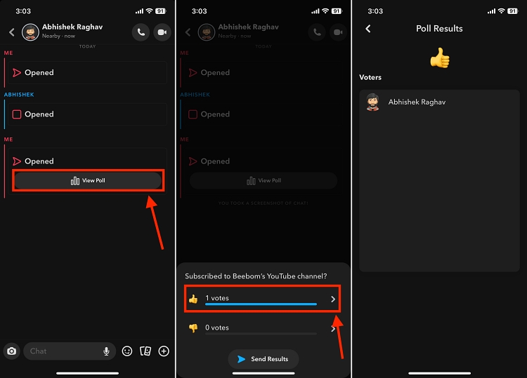 How to Create Polls on Snapchat | Beebom