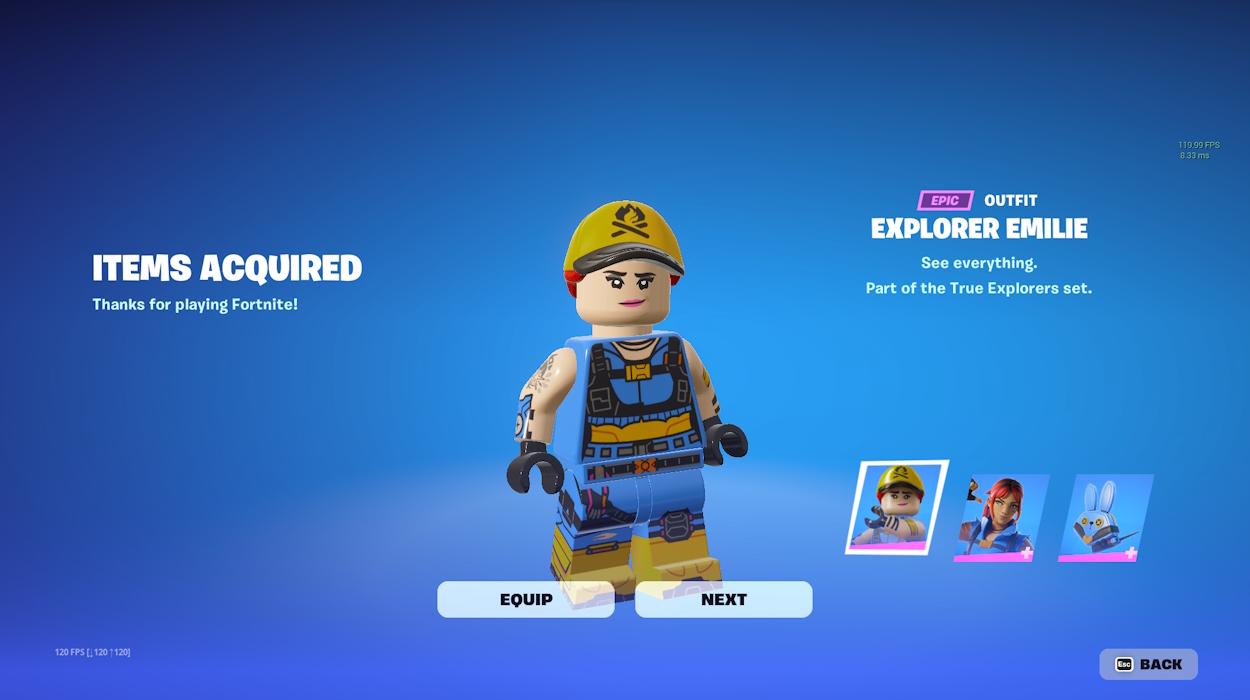 How to Get the Free Explorer Emilie LEGO Skin in Fortnite | Beebom