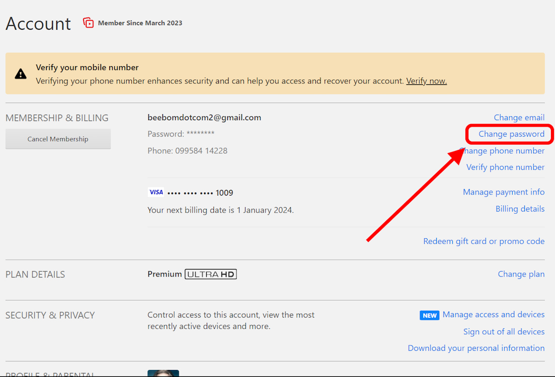 How to Change Your Netflix Password in 2023 (Easy Guide) | Beebom