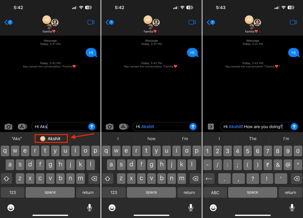 How to Mention Someone in iMessage Group Chat | Beebom