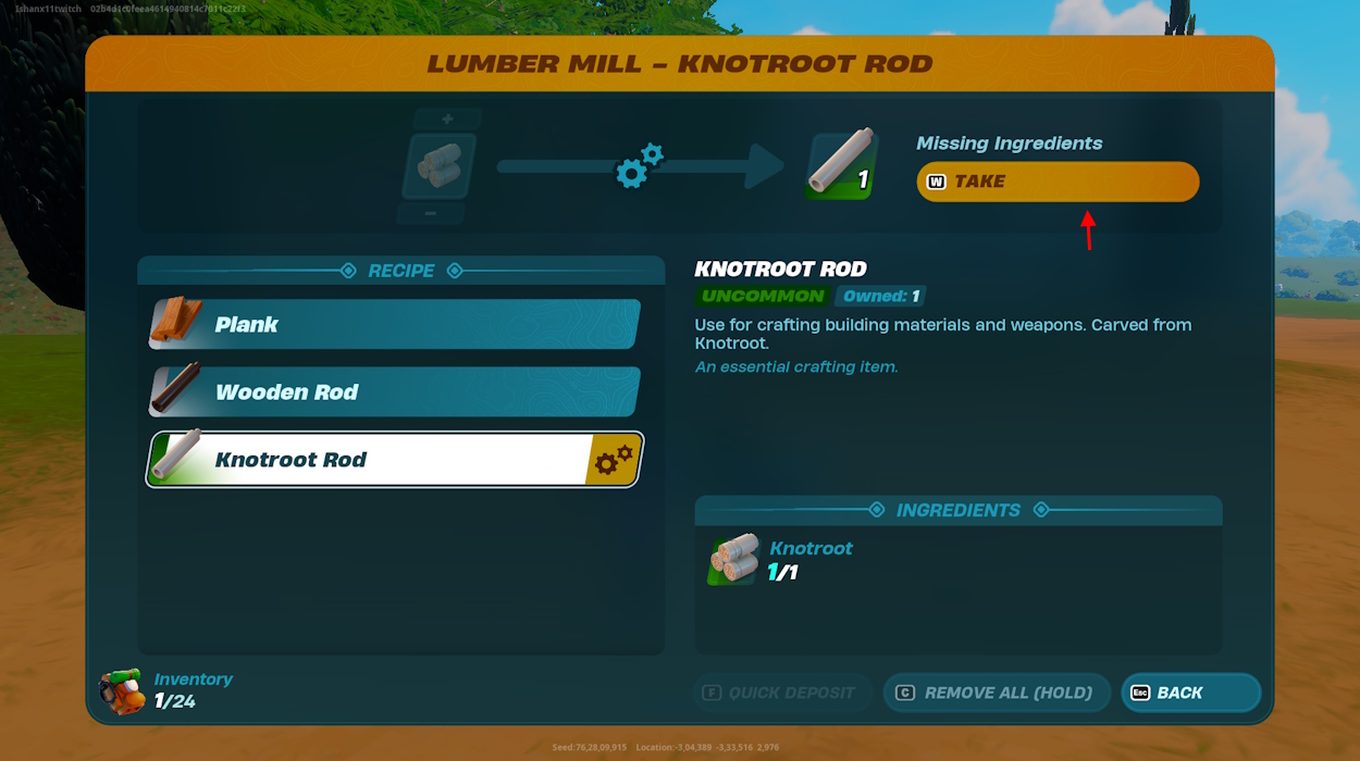 How to Get Knotroot Rods in LEGO Fortnite | Beebom