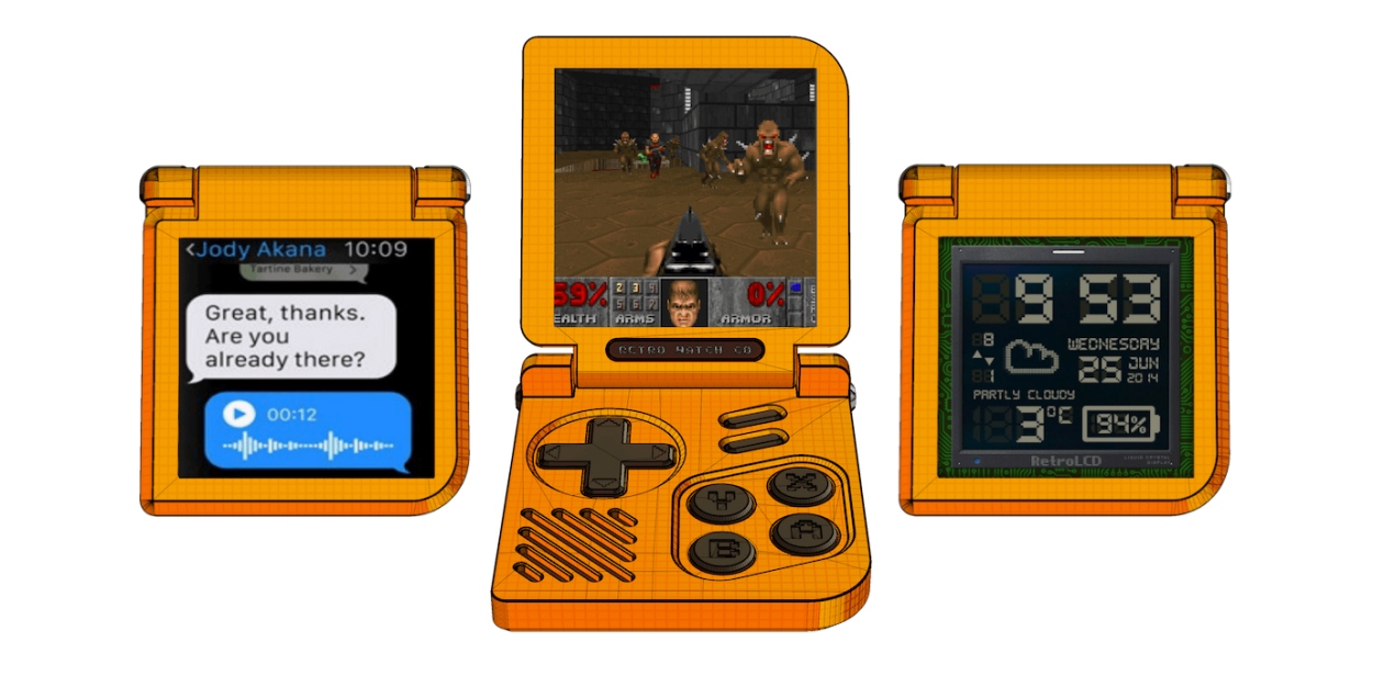 This Smartwatch Is Also a Wrist Console with Retro Games, And I Want It ...