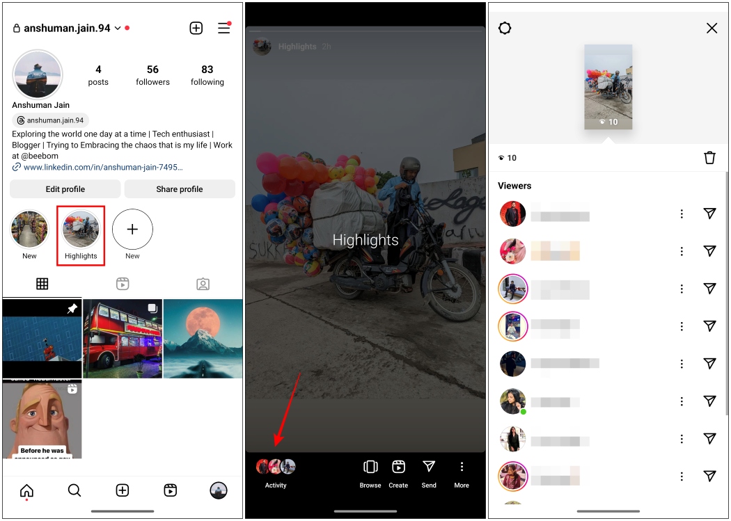 How to See Who Viewed Your Instagram Profile (2023) | Beebom