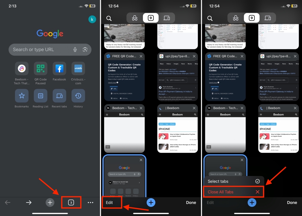 How to Close All Tabs on iPhone | Beebom