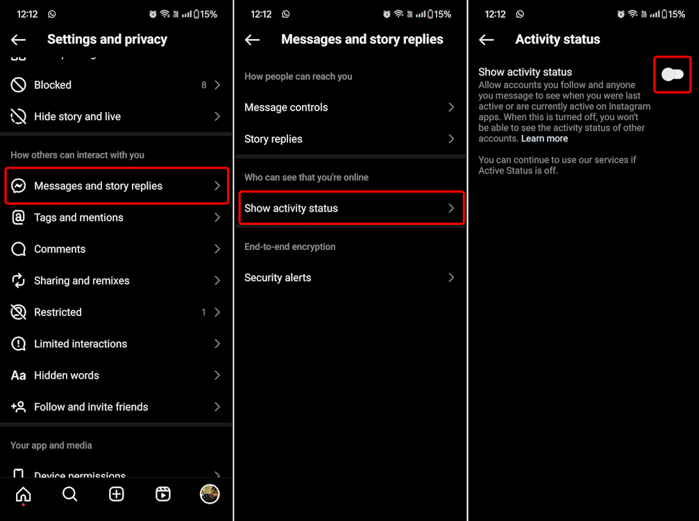 How to Turn off Active Status on Instagram | Beebom