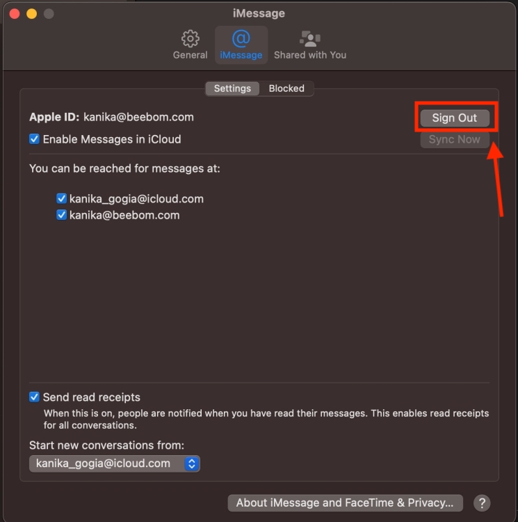 How to Disconnect iMessage from Mac | Beebom