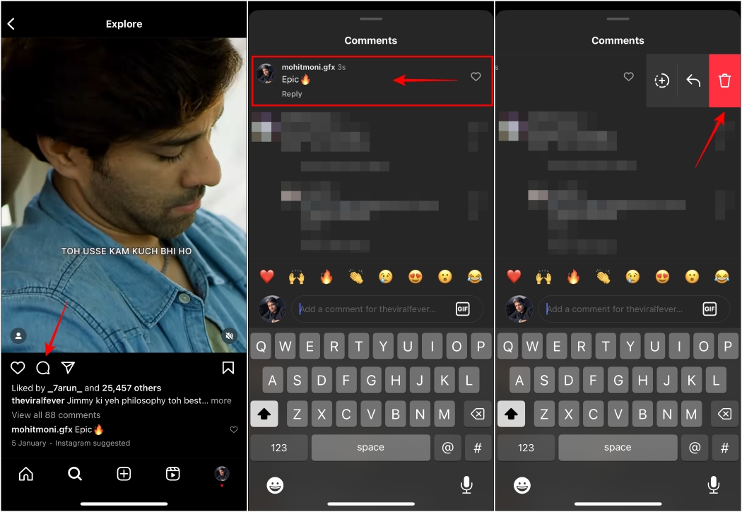 How to Delete Comments on Instagram | Beebom