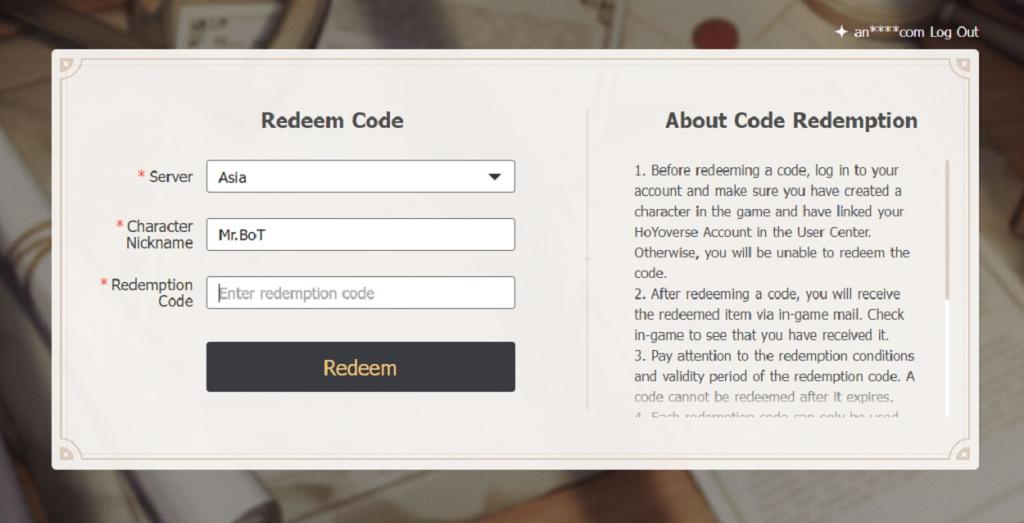 Genshin Impact 4.8 Livestream Codes: Redeem Free 300 Primogems | Beebom