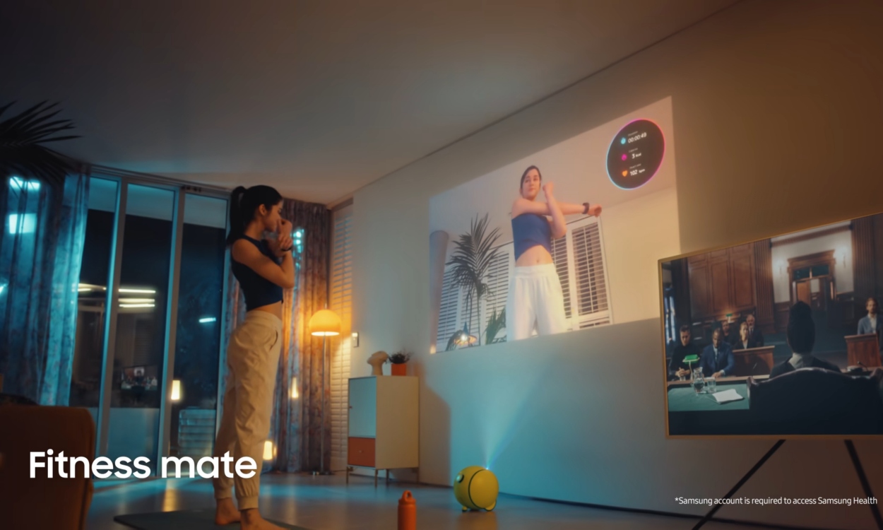 CES 2024: Samsung's Ballie AI Robot Has a Projector, Feeds Pets, and Even Follows You! | Beebom