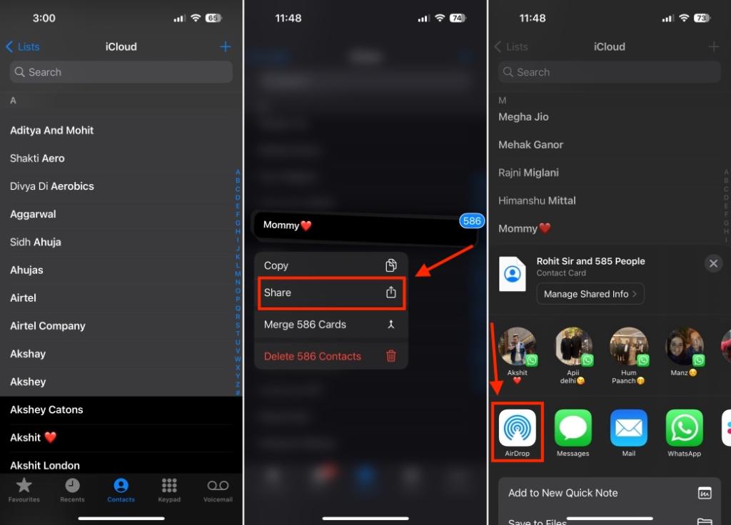 How to Transfer Contacts From iPhone to iPhone [2025 Guide] | Beebom