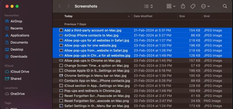 How to Select Multiple Files on Mac [4 Ways] | Beebom
