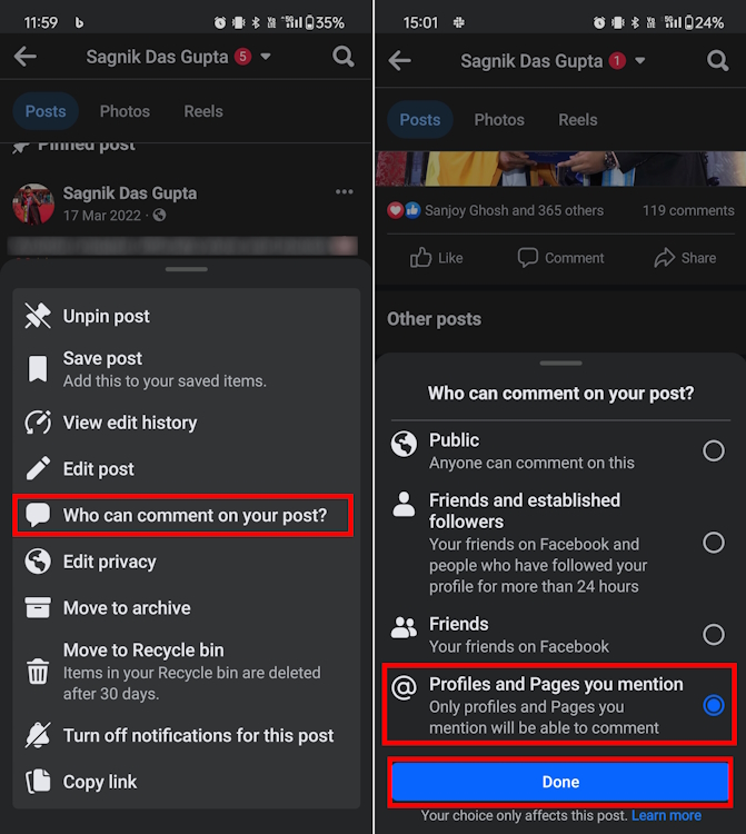 How to Turn Off Comments on Facebook Post | Beebom