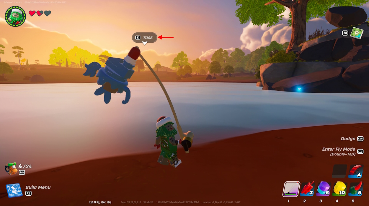 How to Fish in LEGO Fortnite | Beebom