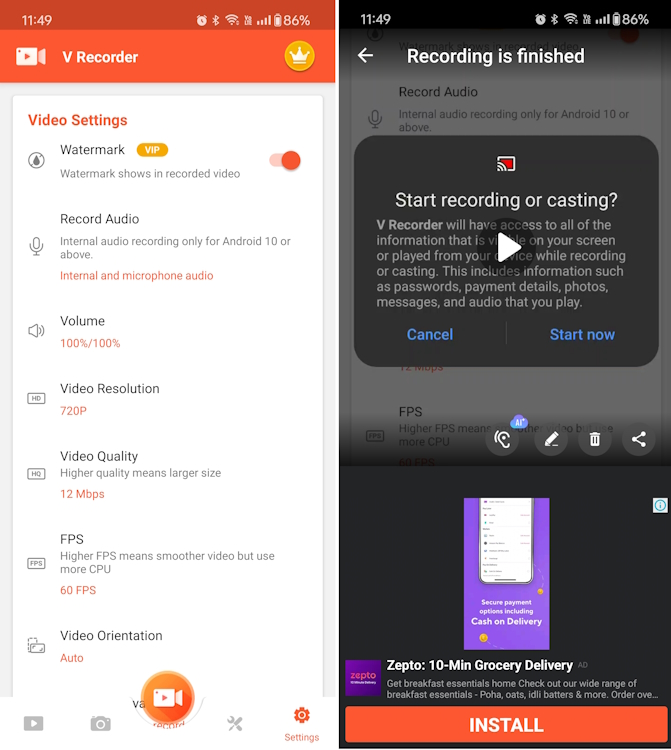 10 Best Screen Recording Apps You Can Use on Android | Beebom