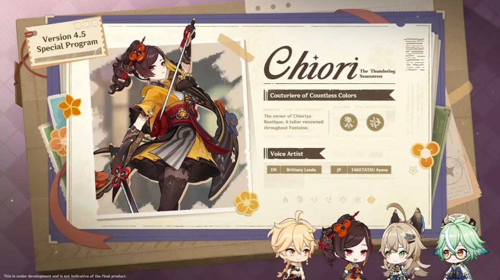 Genshin Impact Chiori: Kit, Best Build, Weapons & More | Beebom