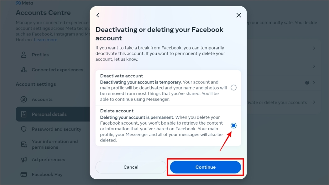 How to Delete Your Facebook Account (2024 Guide) | Beebom