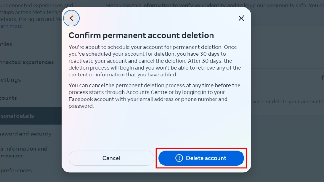 How to Delete Your Facebook Account (2024 Guide) | Beebom