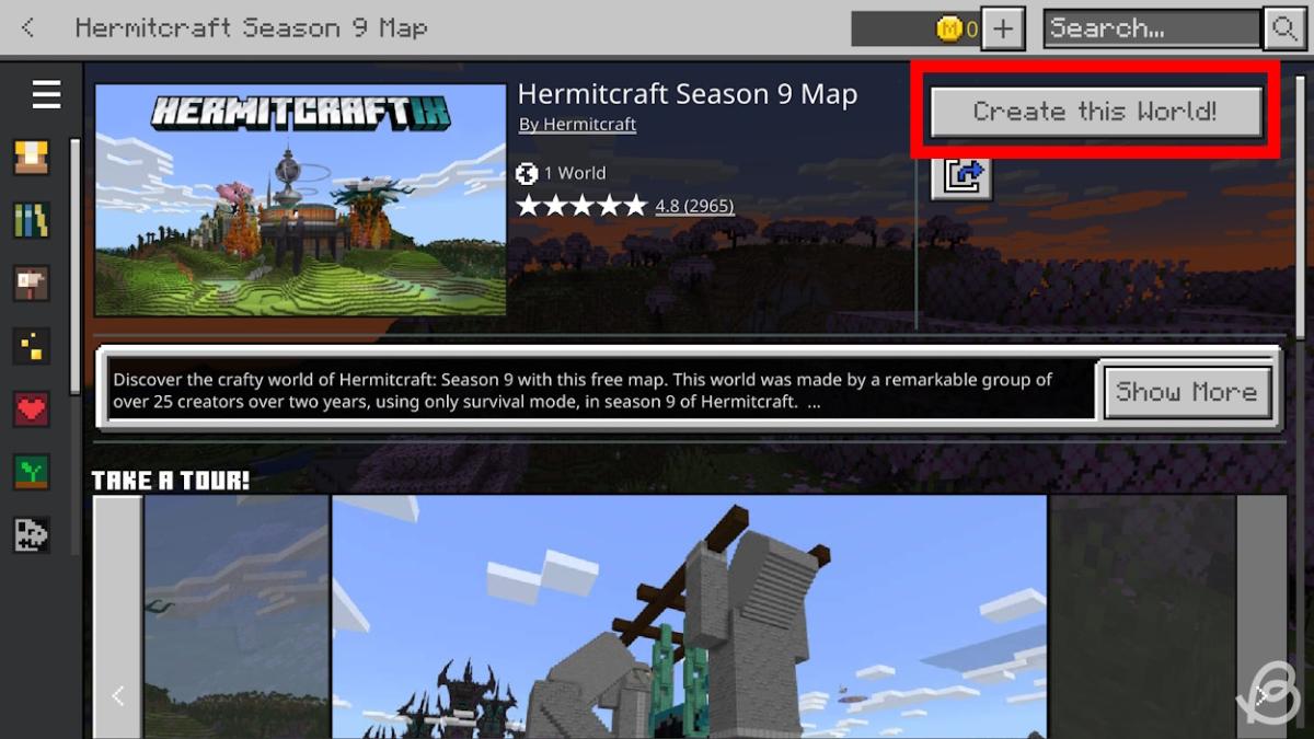 Hermitcraft Season 9 Map Now Available on Minecraft Bedrock Marketplace ...