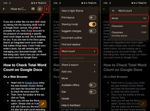 How to Check Word Count on Google Docs | Beebom