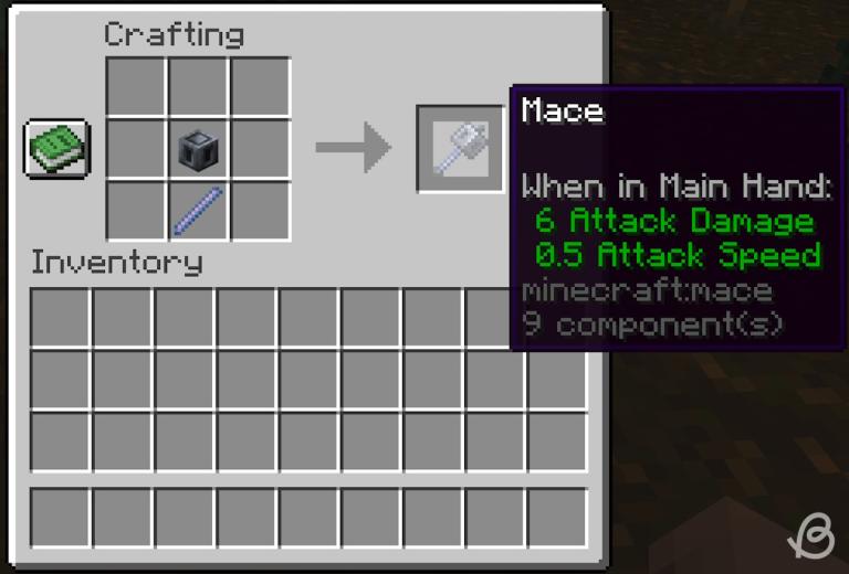 How to Make a Mace in Minecraft 1.21 | Beebom