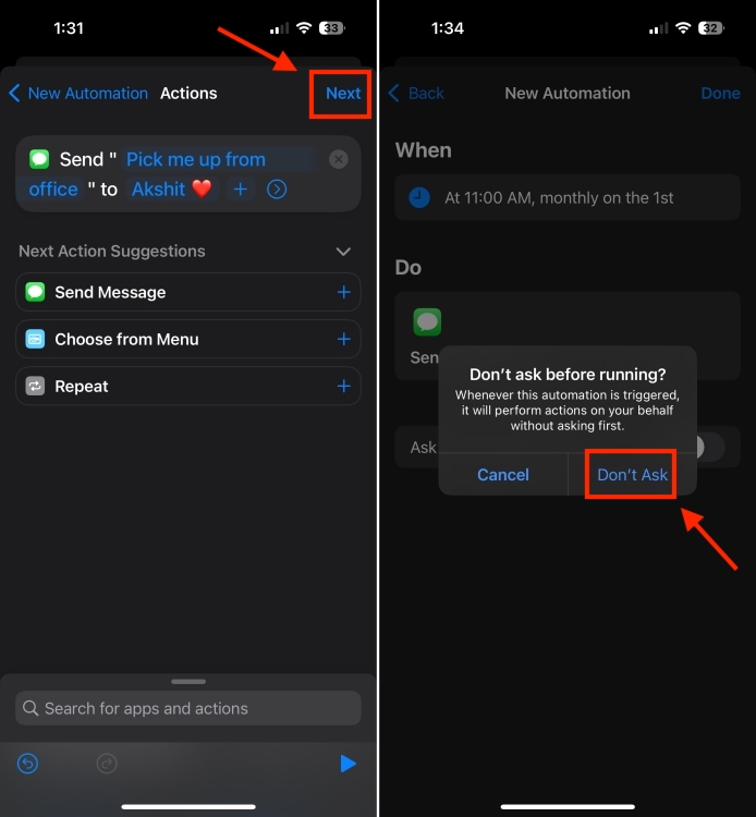 How to Schedule Text Messages on iPhone | Beebom