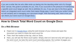 How to Check Word Count on Google Docs | Beebom