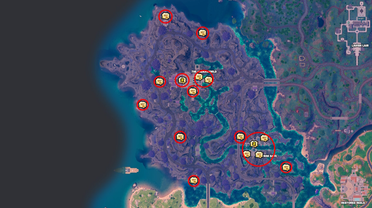 All God Chest Locations in Fortnite Chapter 5 Season 2 | Beebom